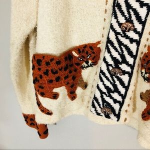 berek | Sweaters | Vintage Berek Animal Cardigan | Poshmark